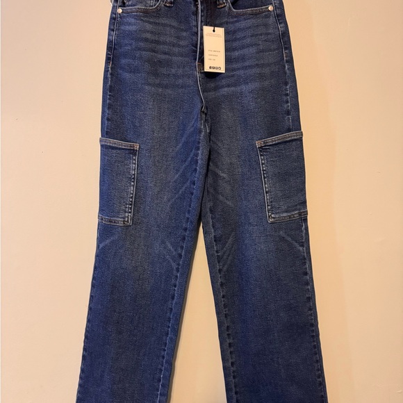 Judy Blue | Jeans | Judy Blue Dark Blue Cargo Jeans | Poshmark